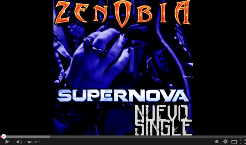 Single de adelanto de SUPERNOVA. Zenobia estrenan la canción que da ...